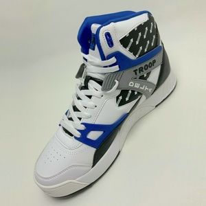 TROOP | Shoes | Mens Troop Delta White Black Blue Hightop Sneaker Nwt ...